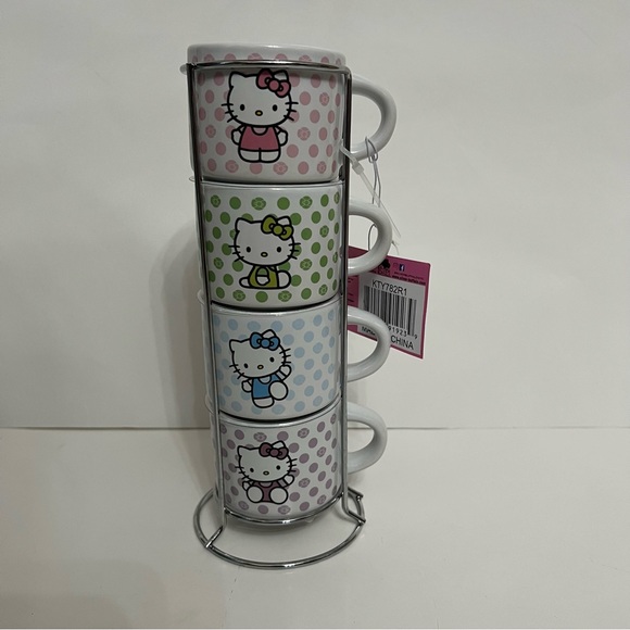 Hello Kitty | Dining | Hello Kitty Stackable Espresso Cups | Poshmark